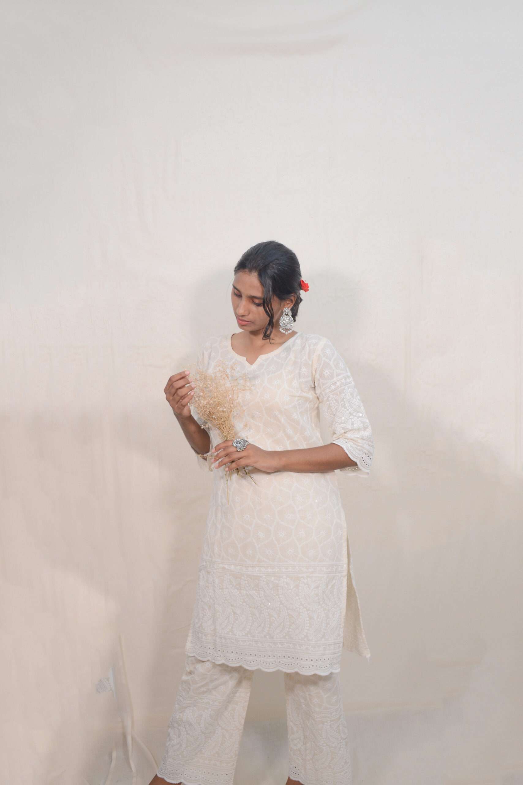 Chickenkari Kurta Set(Two-Piece) - CrafterHouse